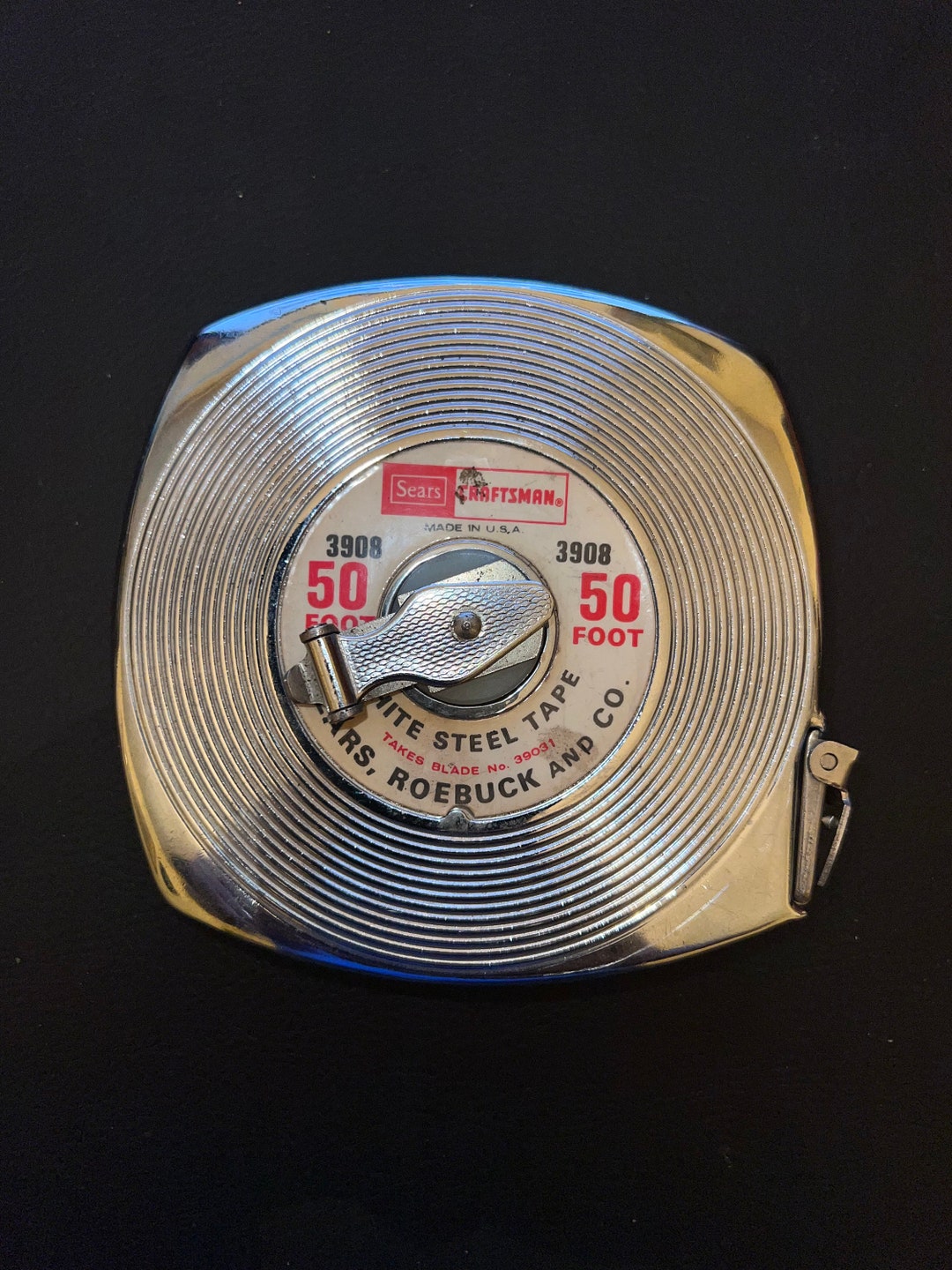 Sears and Roebuck Craftsman Steel 50 Foot Tape Measure - Made in ...