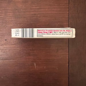 Wrigley’s Spearmint Gum - 25 Cents - Unopened Pack - (circa 1980s) - Etsy