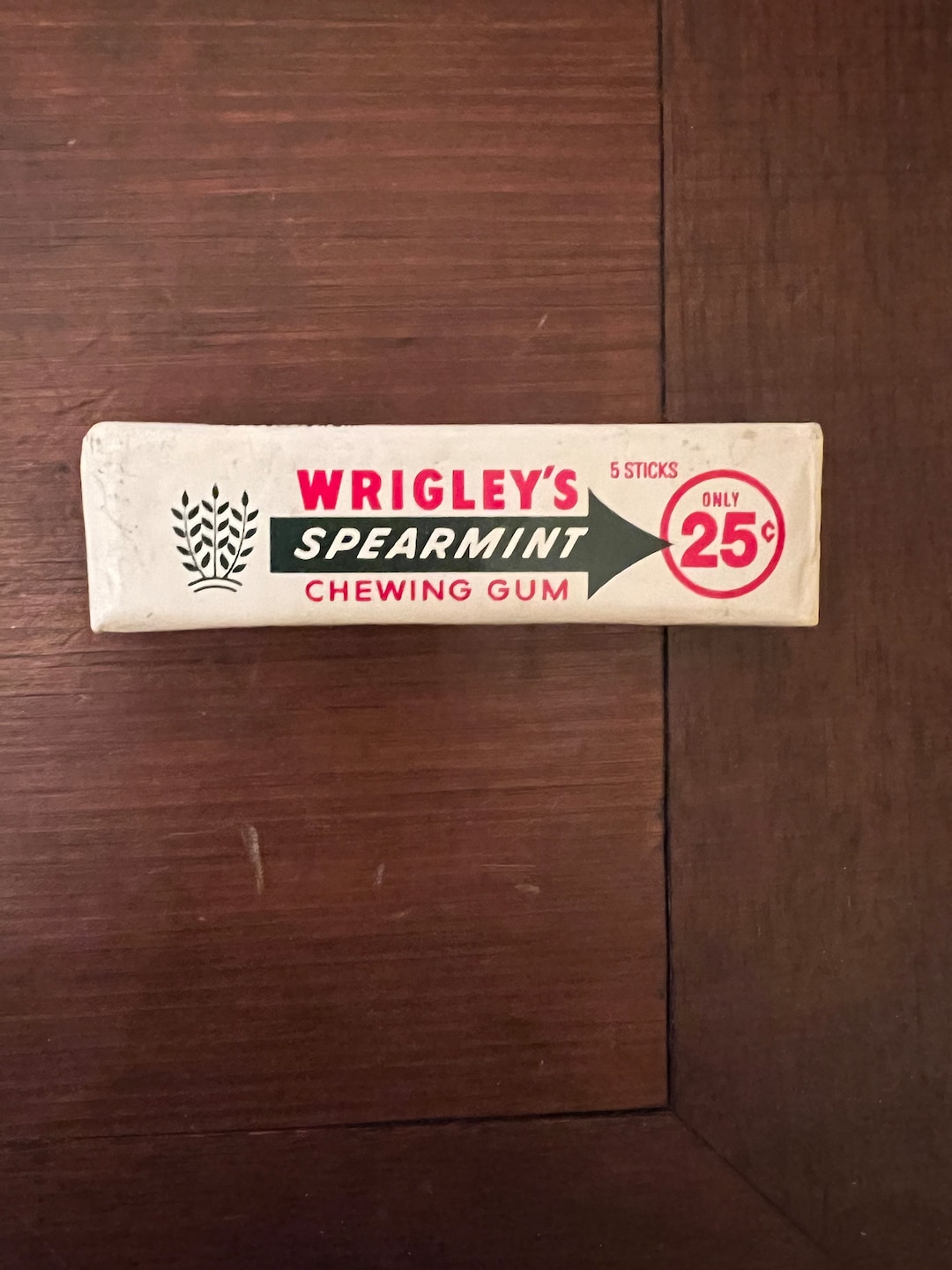 Wrigleys Spearmint Gum 25 Cents Unopened Pack circa - Etsy