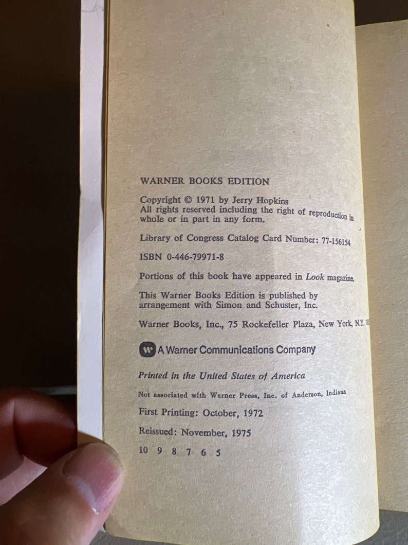 Elvis - A Biography - by Jerry Hopkins (copyright 1975) - Etsy