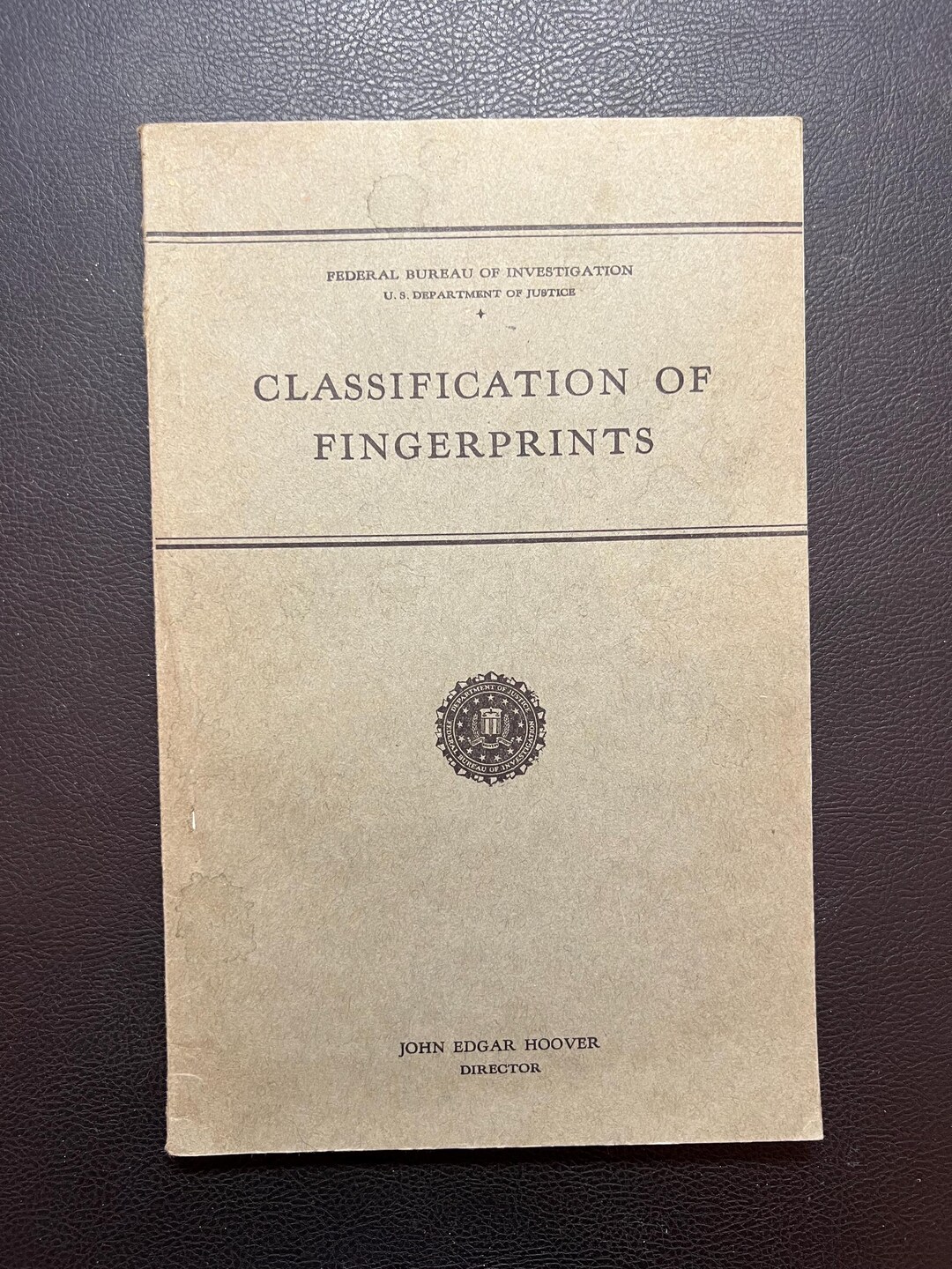 Classification of Fingerprints by the FBI - US Department of Justice ...