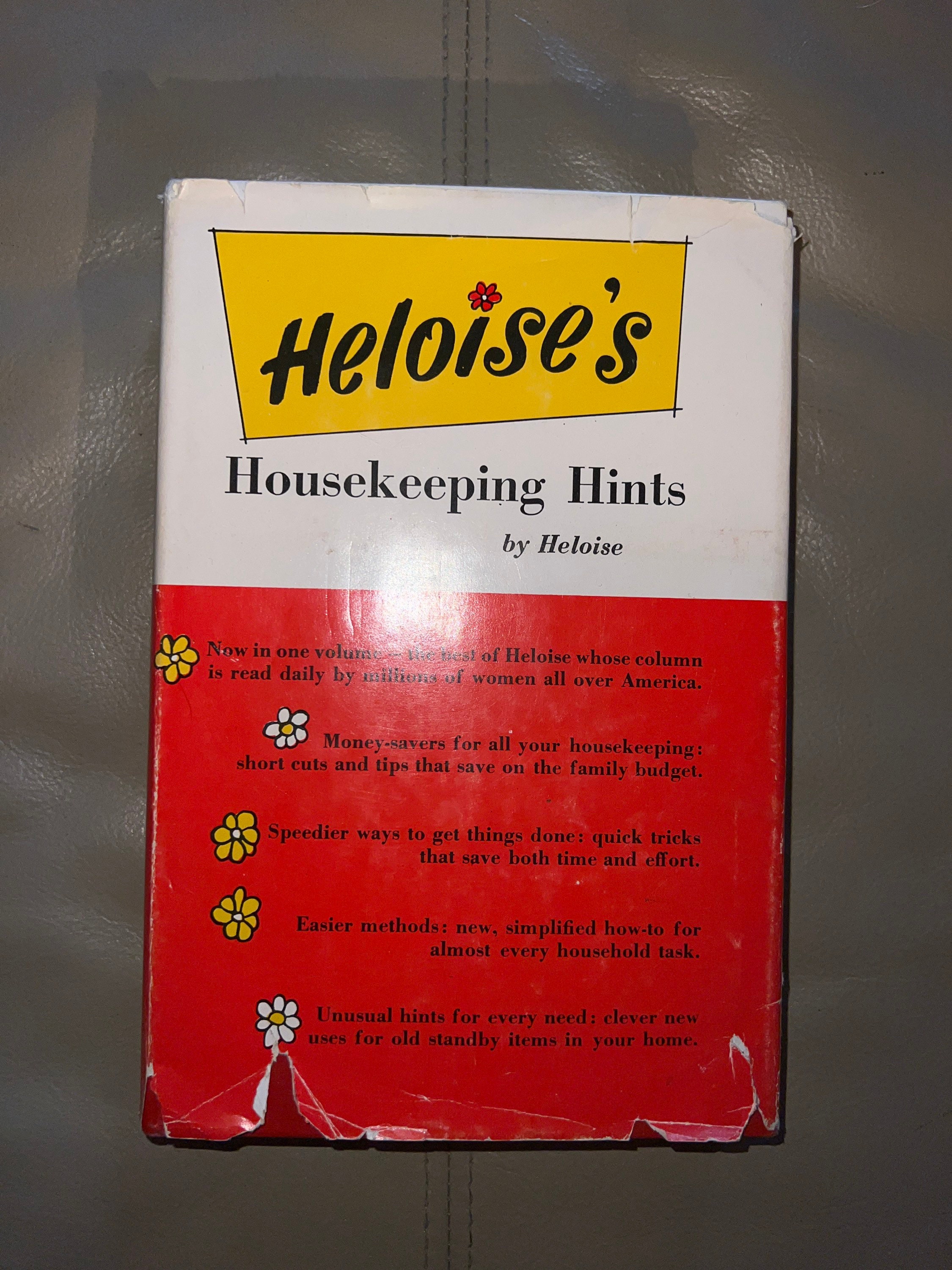 Heloise’s Housekeeping Hints by Heloise (copyright 1963) - Etsy