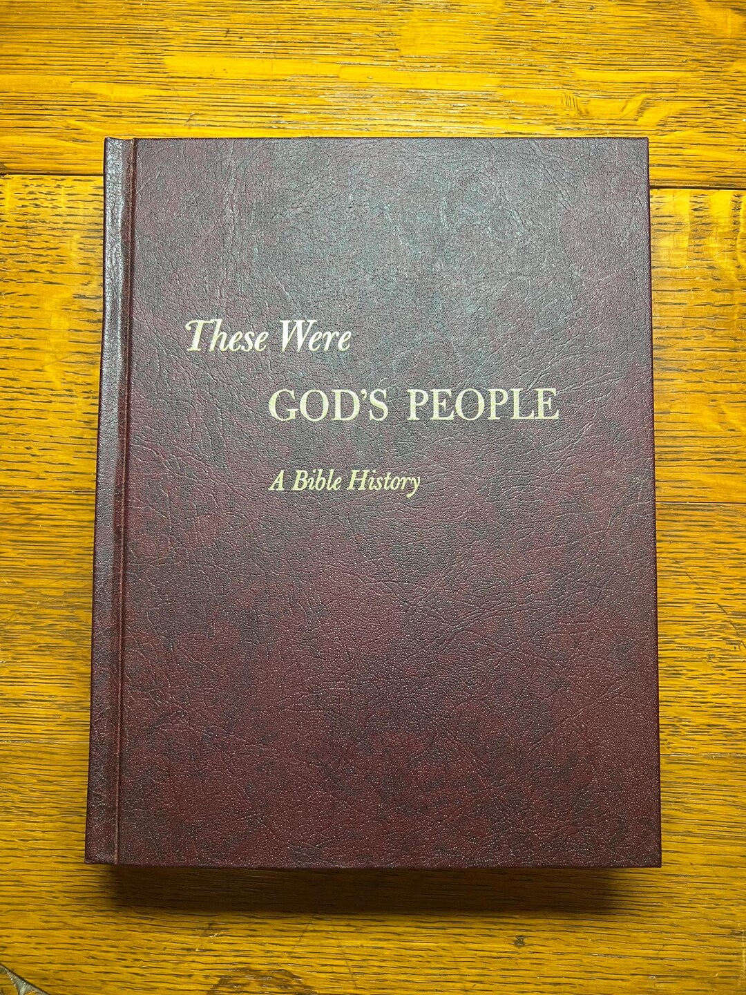 These Were God’s People - A Bible History by William C. Martin, M.A, B ...