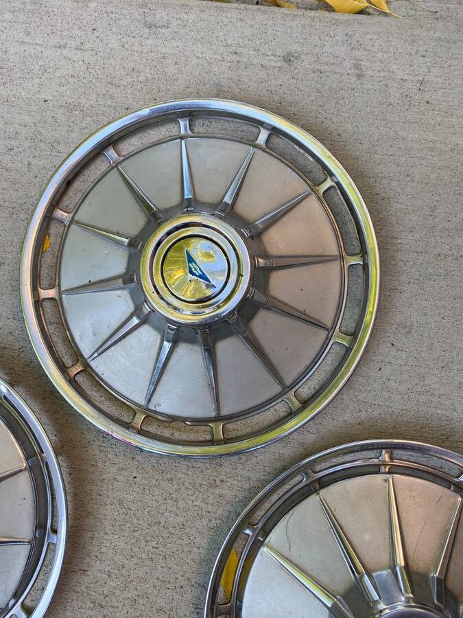 1961 Chevy Corvair Set of Four Hubcaps - Etsy