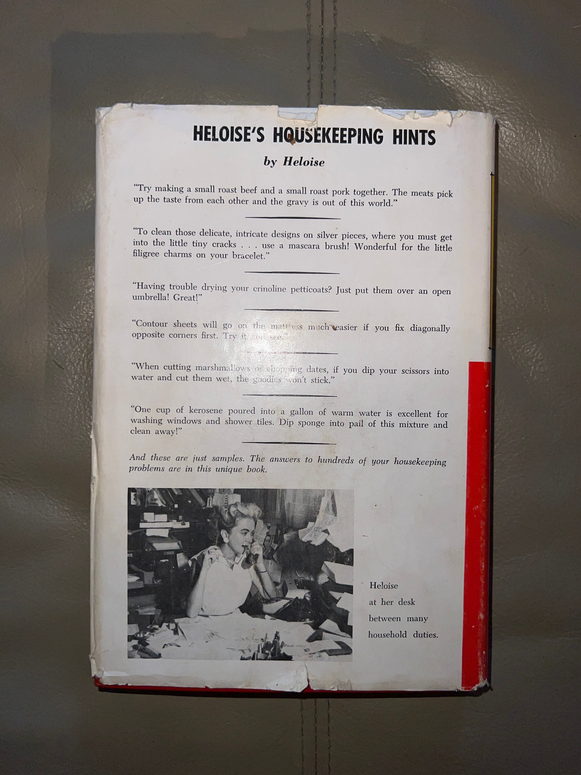 Heloise’s Housekeeping Hints by Heloise (copyright 1963) - Etsy