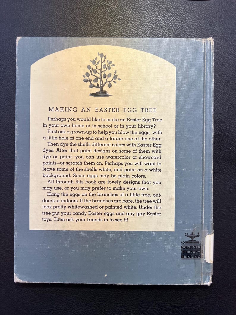 The Egg Tree by Katherine Milhous (copyright 1950) - Etsy