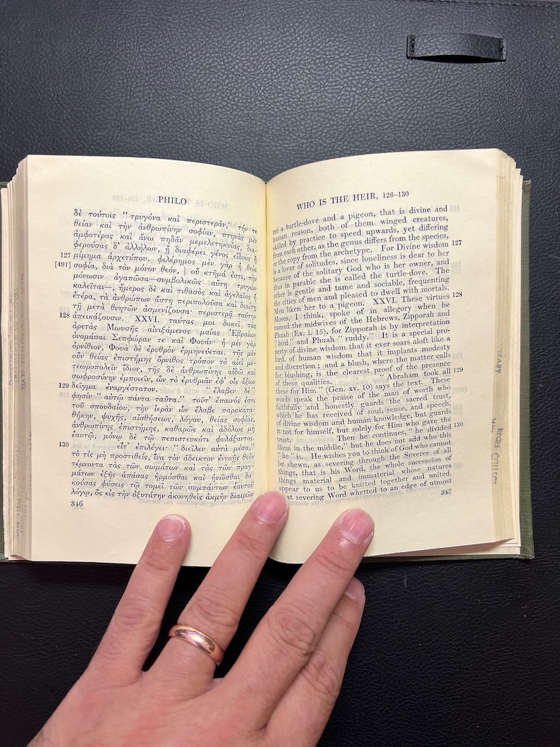 Philo IV of Eleven Volumes With an English Translation by F. H. Colson ...