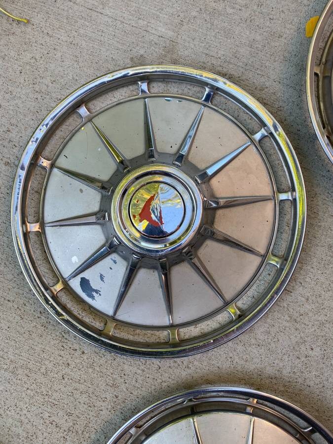 1961 Chevy Corvair Set of Four Hubcaps - Etsy