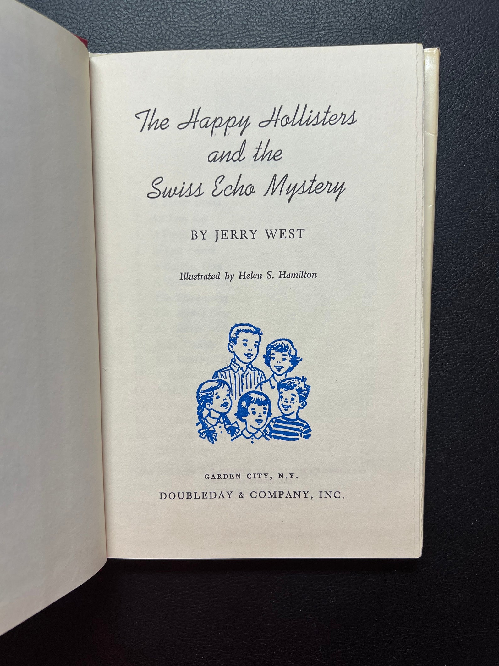 The Happy Hollisters and the Swiss Exho Mystery by Jerry West ...