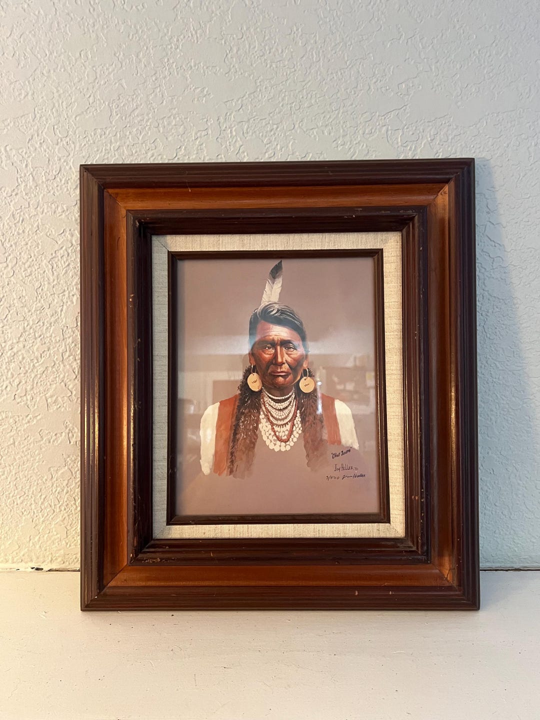 Chief Joseph Print by Jim Heller - #3 of 500 - Signed by Artist - COA ...