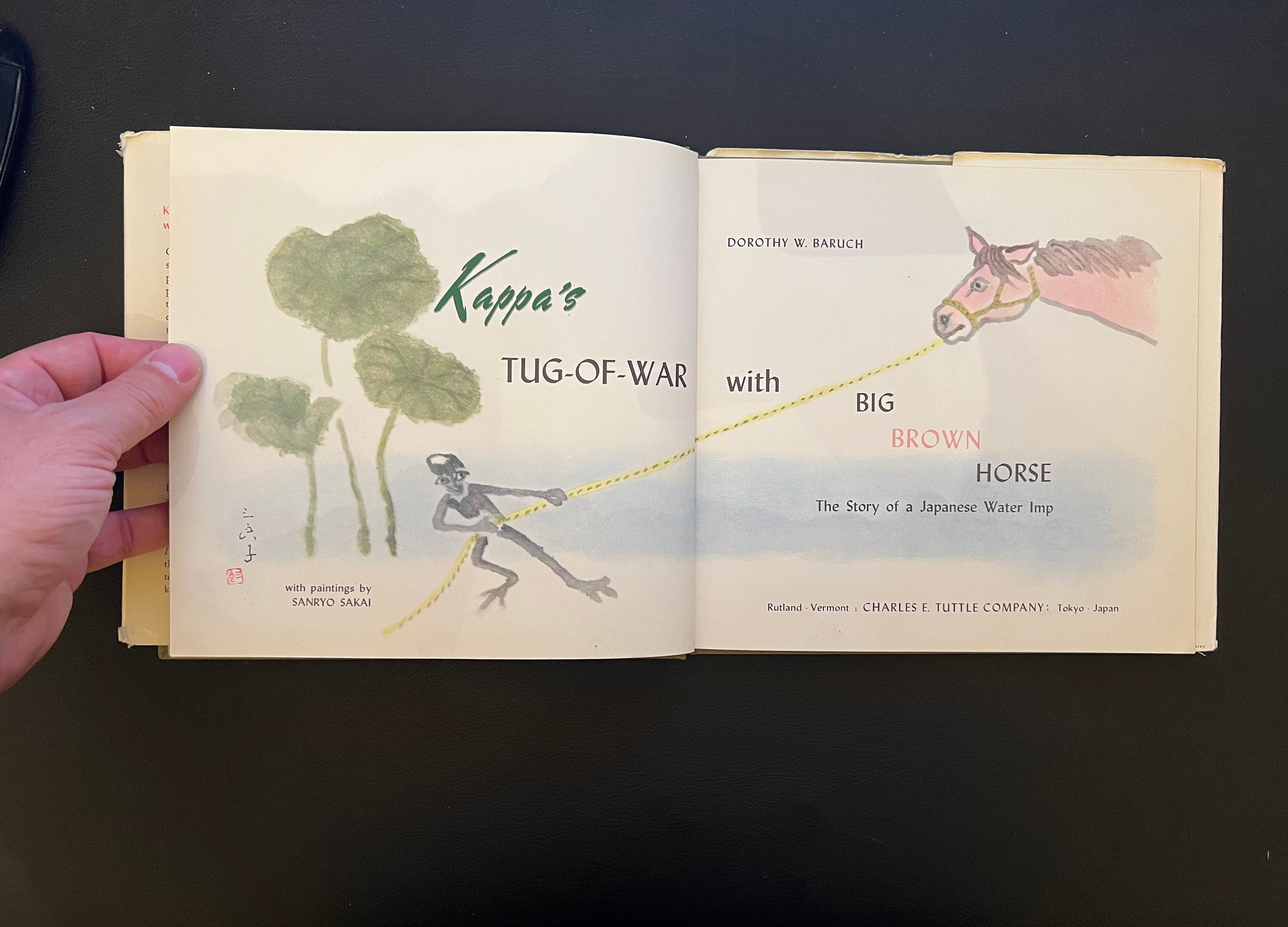 Kappa’s Tug-of-war With Big Brown Horse, the Story of a Japanese Water ...