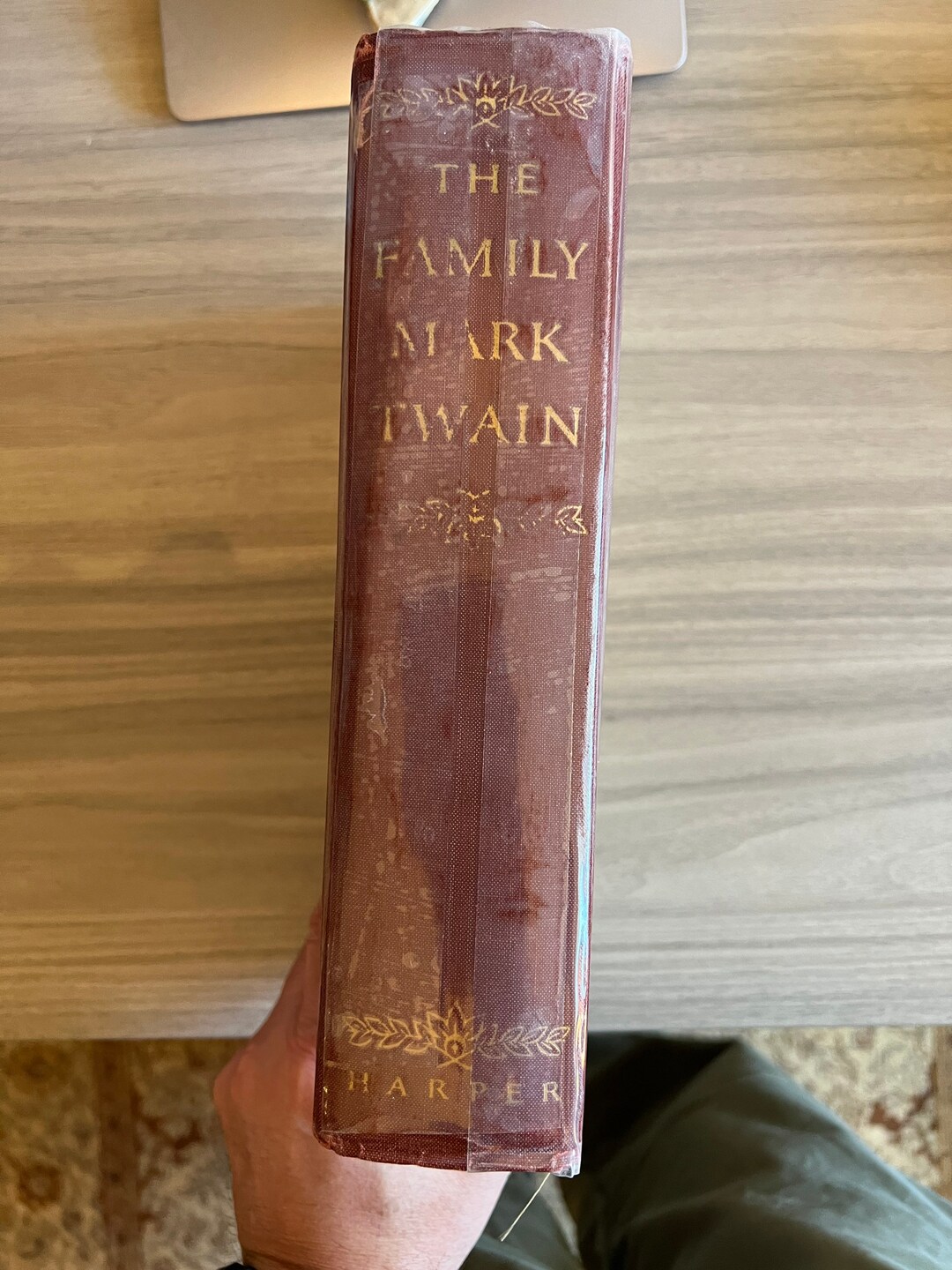 The Family of Mark Twain Including Many of His Famous Works. copyright ...