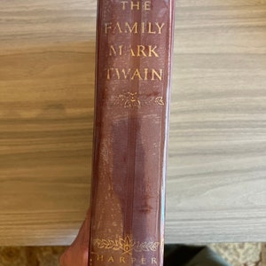 The Family of Mark Twain Including Many of His Famous Works. copyright ...