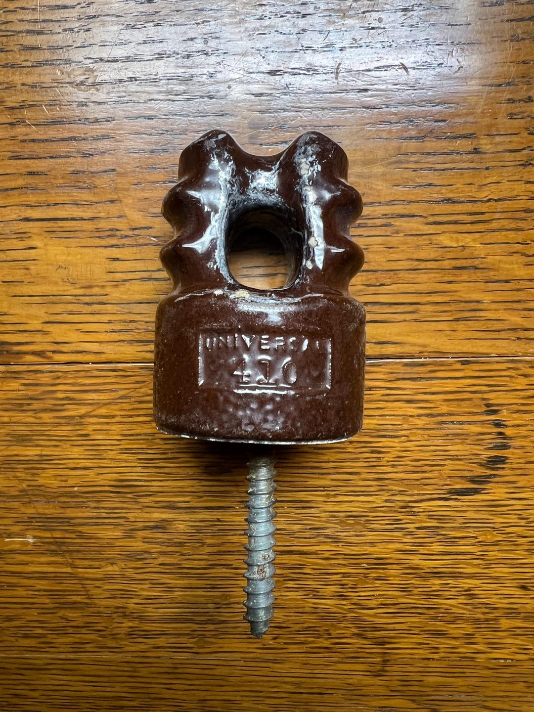 Antique Universal No. 410 Railroad Porcelain Insulator With Lag Bolt - Etsy