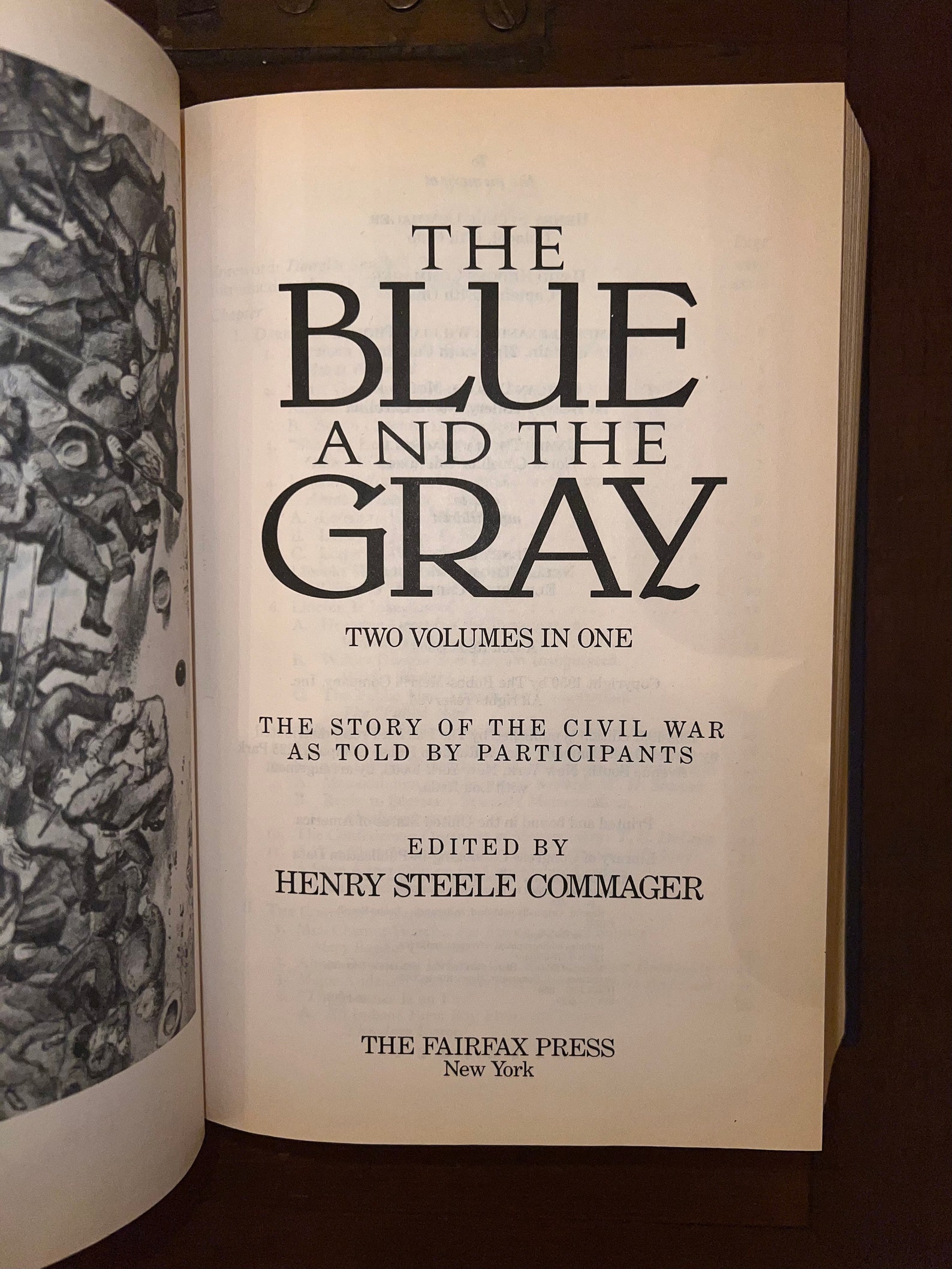 The Blue and the Gray - Two Volumes in One - by Henry Commager ...