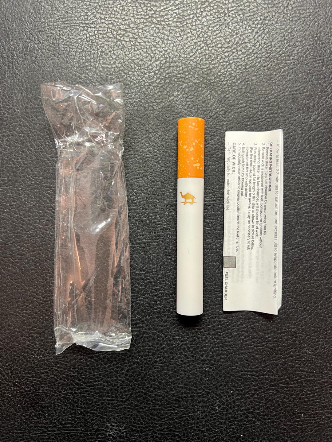 Vintage Camel Flint Strike Cigarette Lighter - New in the Packaging ...