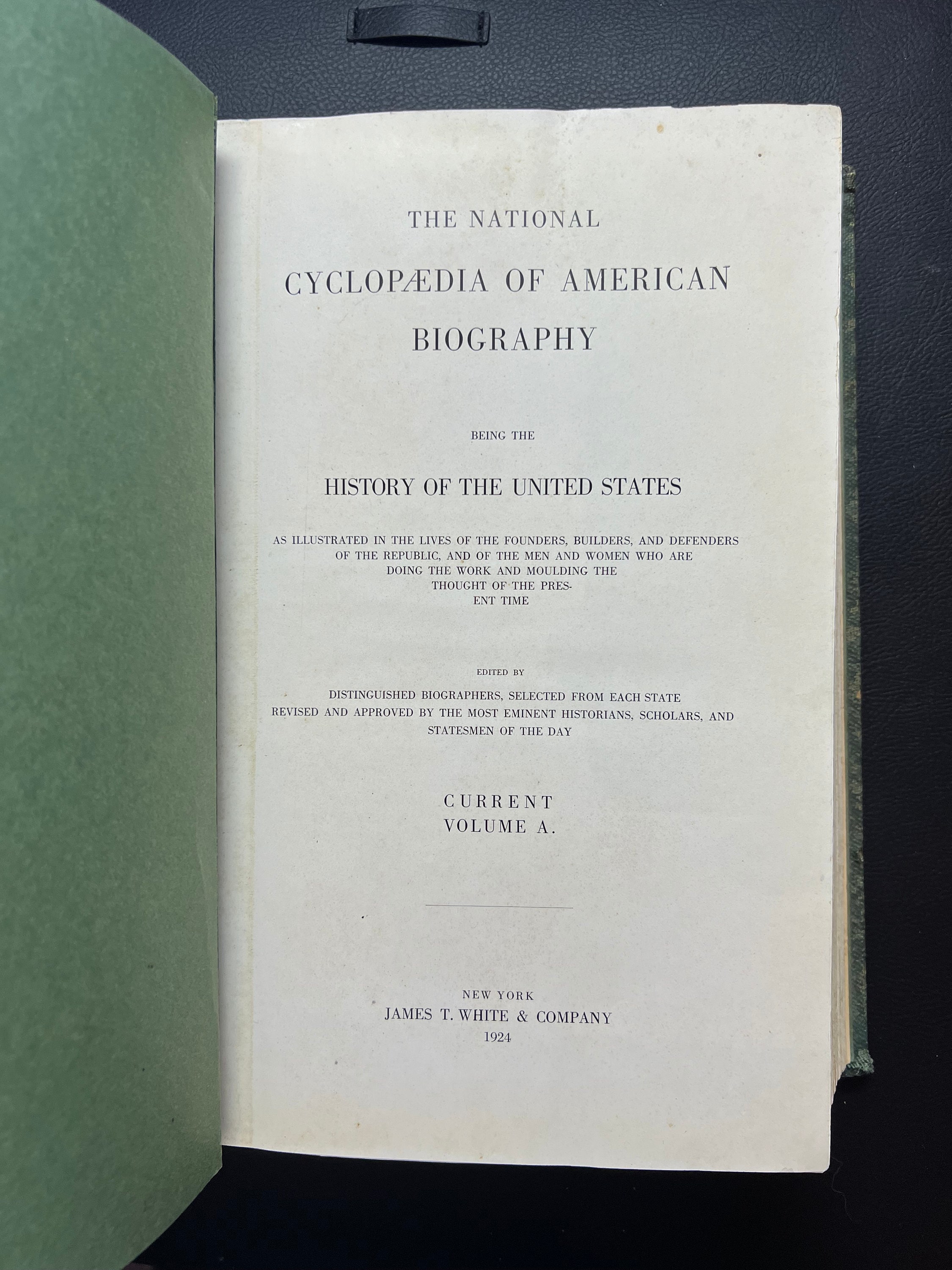 The National Cyclopedia of American Biography - Current Volume A ...