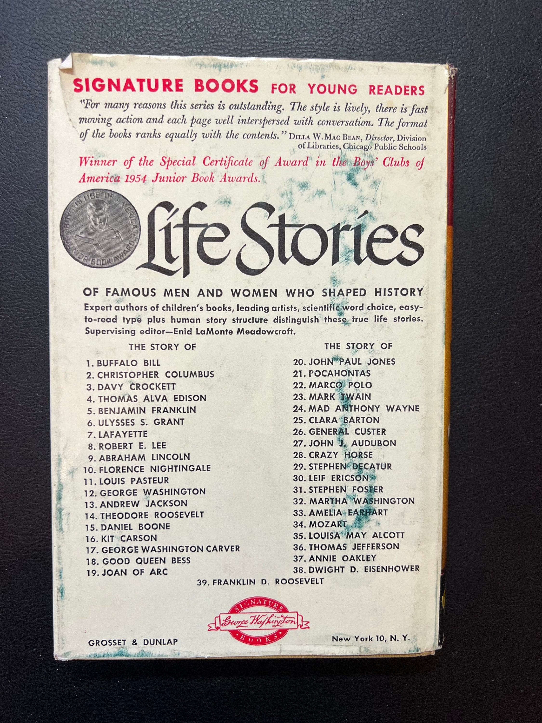 The Story of Theodore Roosevelt by Winthrop Neilson copyright 1953 - Etsy