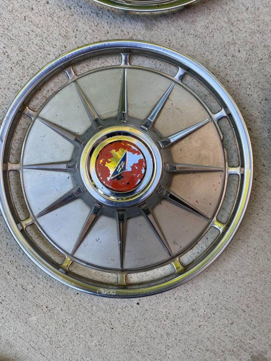 1961 Chevy Corvair Set of Four Hubcaps - Etsy