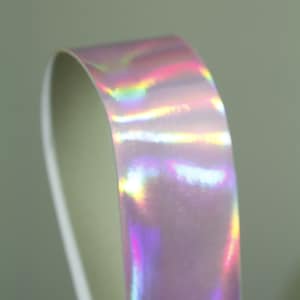 Holo Light Pink Choker - Tinylittlepiecesshop - Etsy