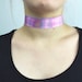 Holo Light Pink Choker Tinylittlepiecesshop - Etsy