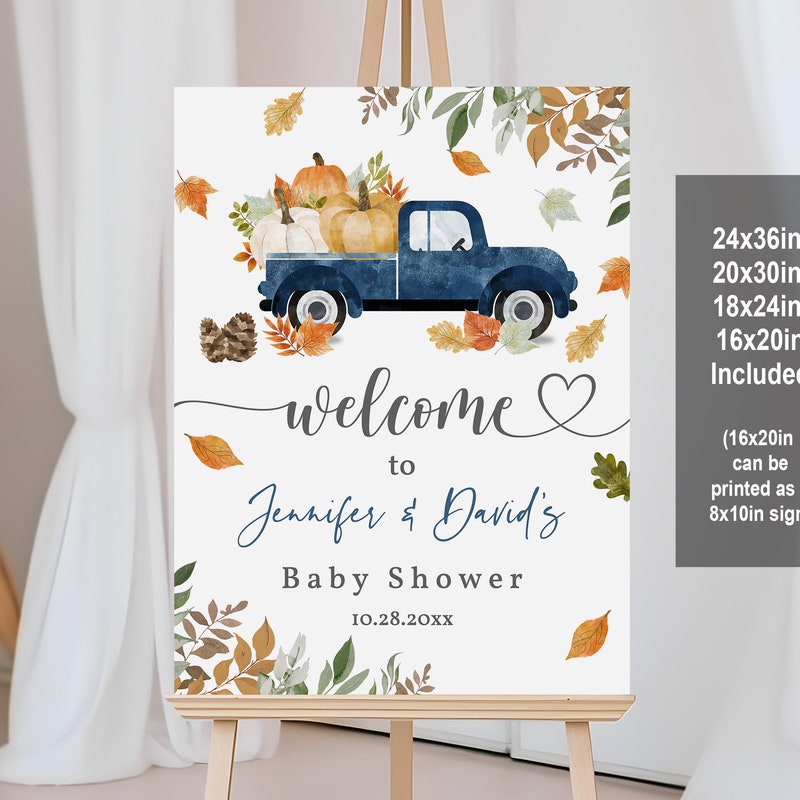 Fall Welcome Sign - Etsy