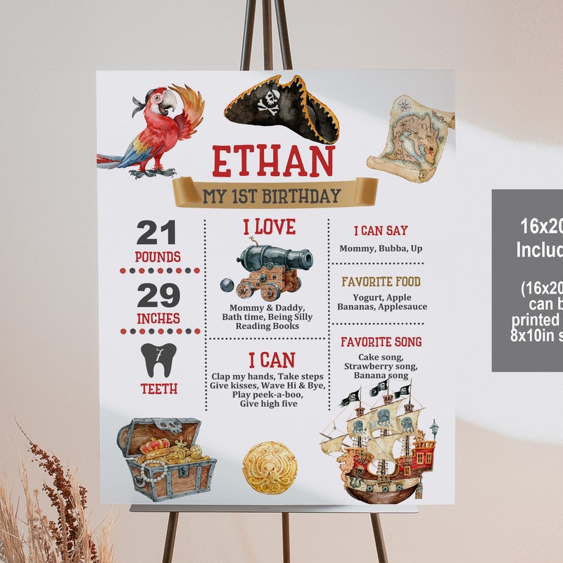 Pirate 1st Birthday - Etsy