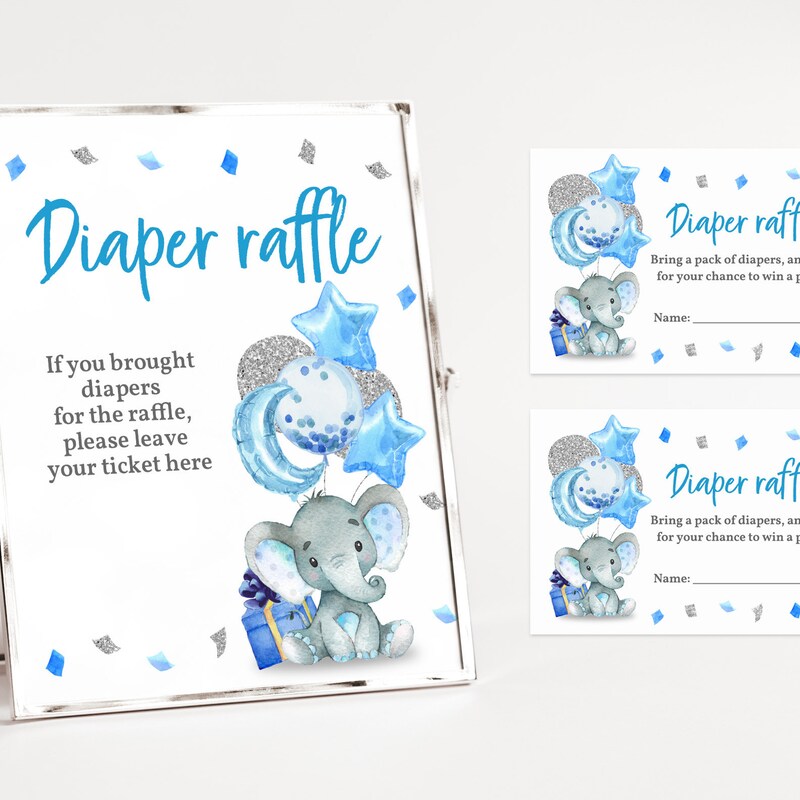 Blue Diaper Raffle - Etsy