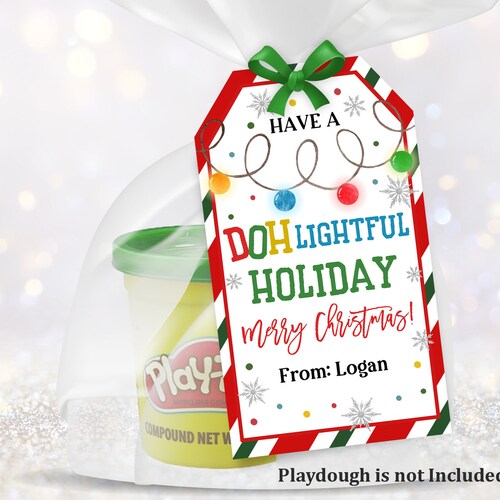 Won-doh-ful Christmas Gift Tag Template Printable Classroom - Etsy Hong ...