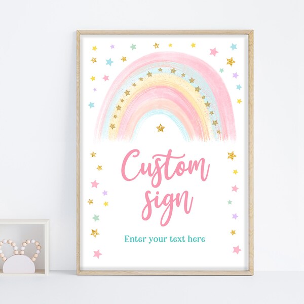 Pastel Rainbow Birthday - Etsy