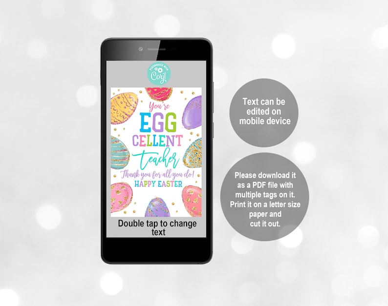 You Are Eggcellent Teacher Appreciation Tag Thank You Tag - Etsy