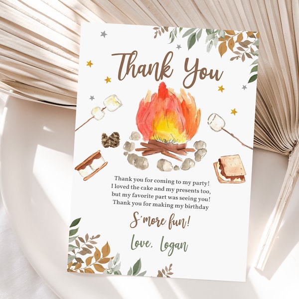 Camping Thank You - Etsy