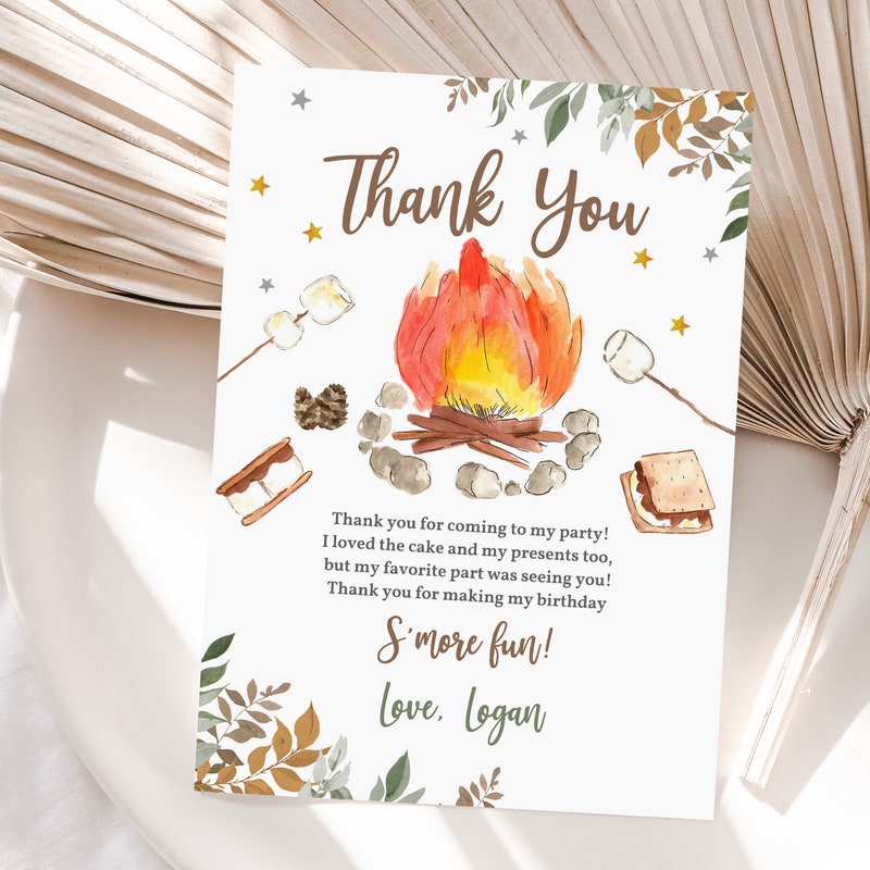 Camping Thank You - Etsy