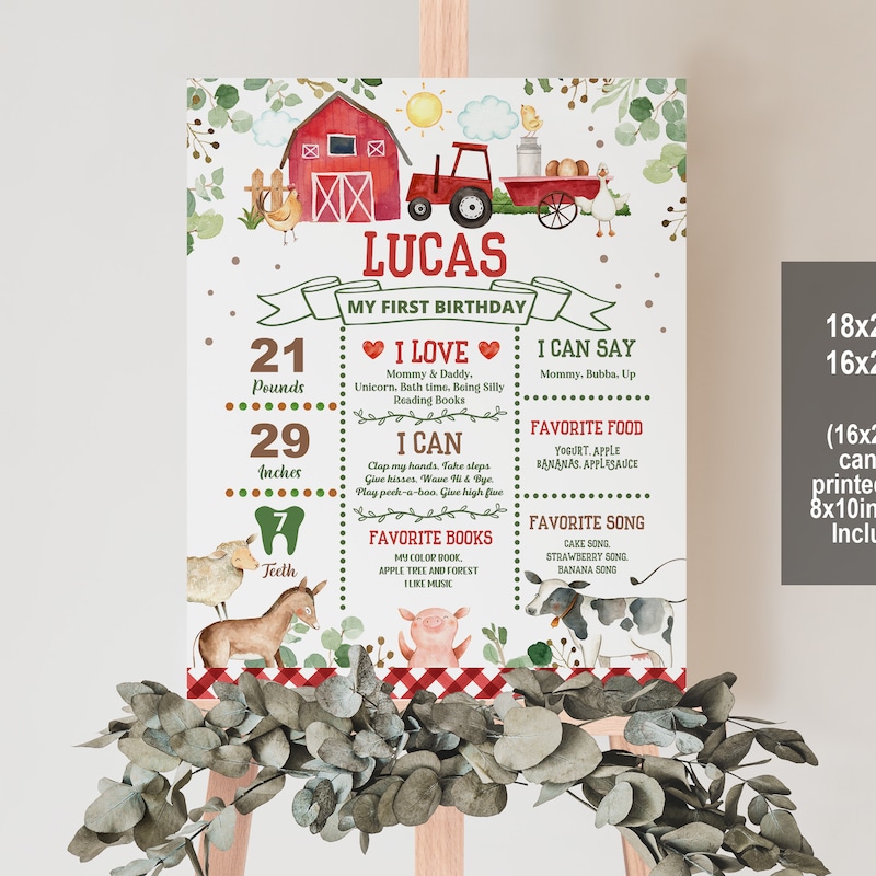 Farm Birthday - Etsy