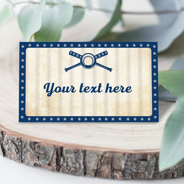 Baseball Place Cards - Etsy
