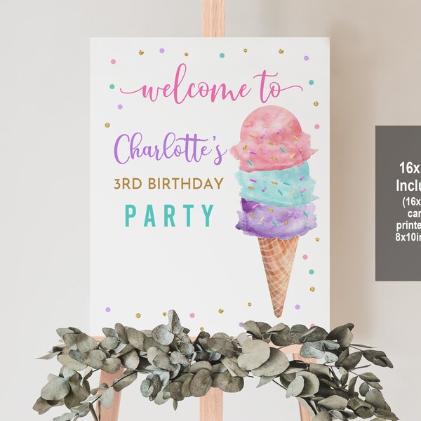 Ice Cream Poster - Etsy