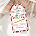 Christmas Pencil Gift Tag Just Write Holiday Pencil Tags Student ...
