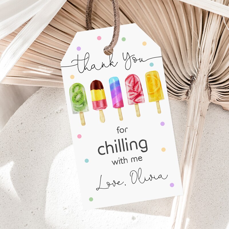 Popsicle Gift Tag - 60+ Gift Ideas for 2024