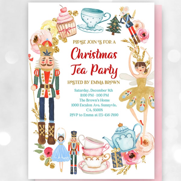 Christmas Tea Party - Etsy