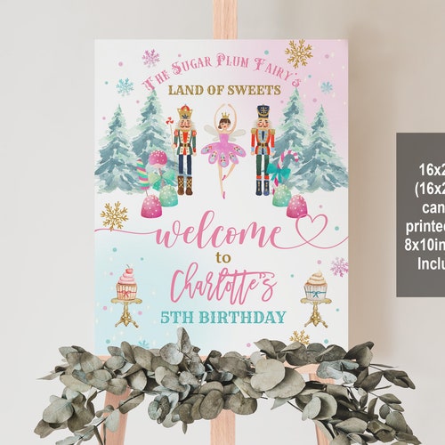 Nutcracker Welcome to the Land of Sweets Sign Nutcracker - Etsy