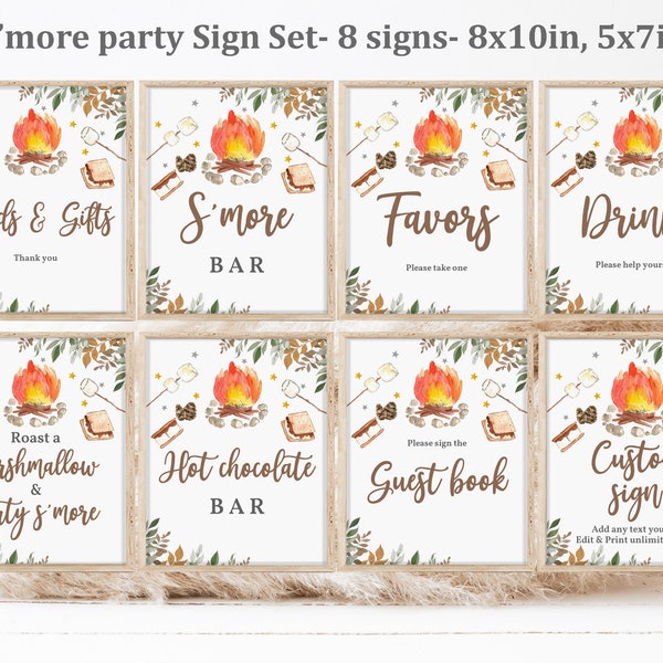 Smore Sign - Etsy