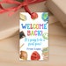 Welcome Back Tags Back to School Label First Day of School Gift Tag ...