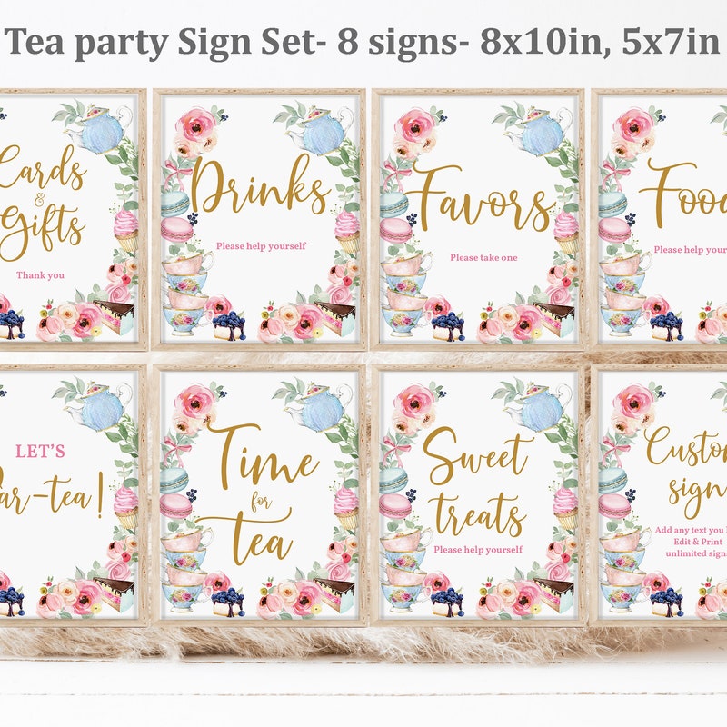 Tea Party Set - Etsy