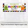Build Your Own Monster Gift Tag, Printable Halloween Party Favor Tag ...