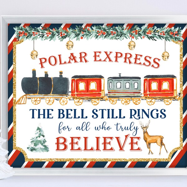 Polar Express Sign - Etsy