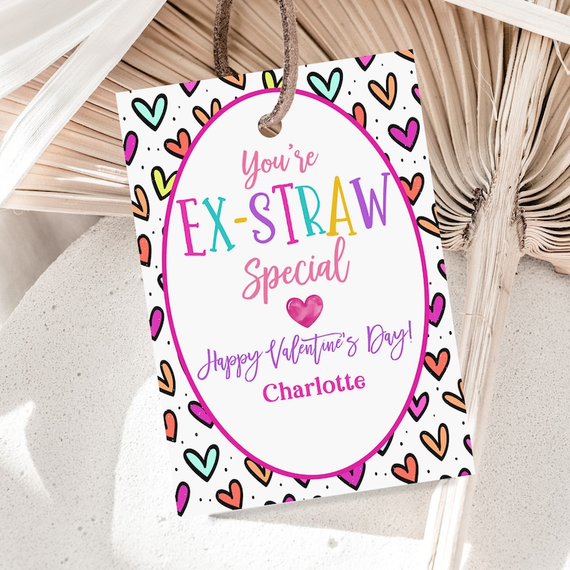 Valentines Day Straws - Etsy