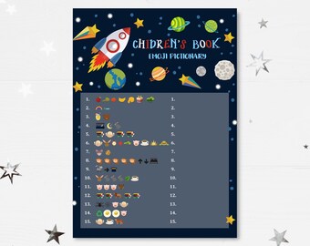 Space Baby Shower Game | Etsy