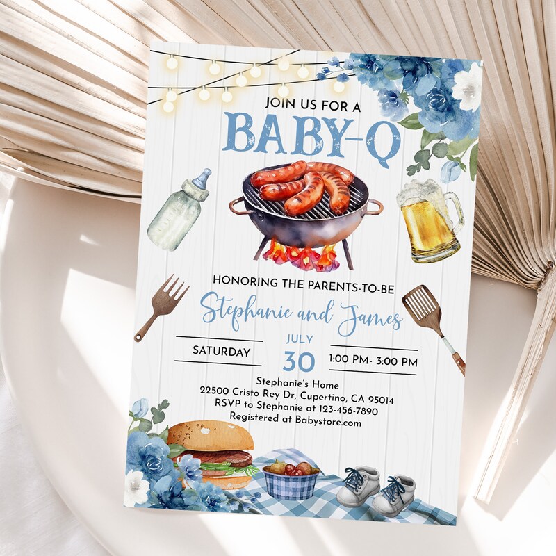 Babyq Invitation - Etsy