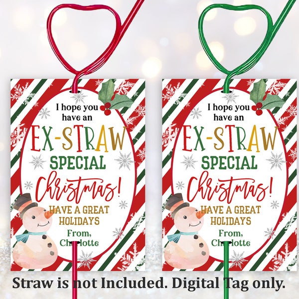 Straw Tag - Etsy