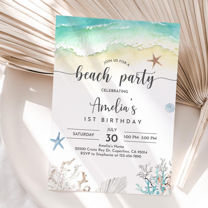 Beach 1st Birthday - Etsy